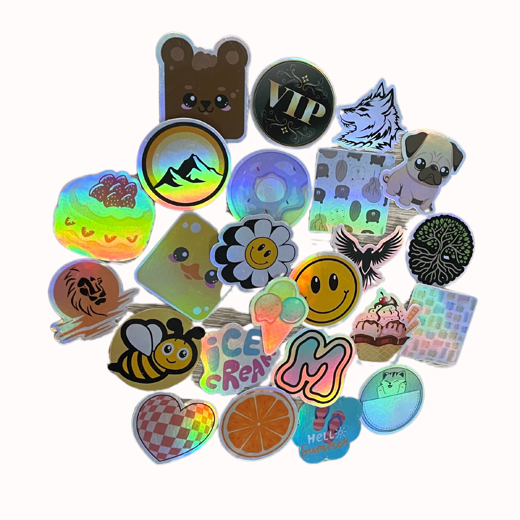 Custom Holographic Stickers – Sticker Whisper